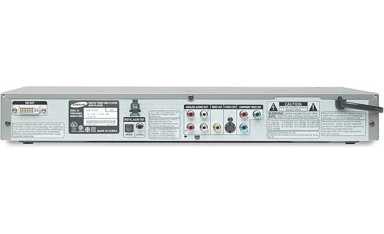 Samsung DVD-HD931 DVD/CD player with 720p/1080i DVI output at Crutchfield