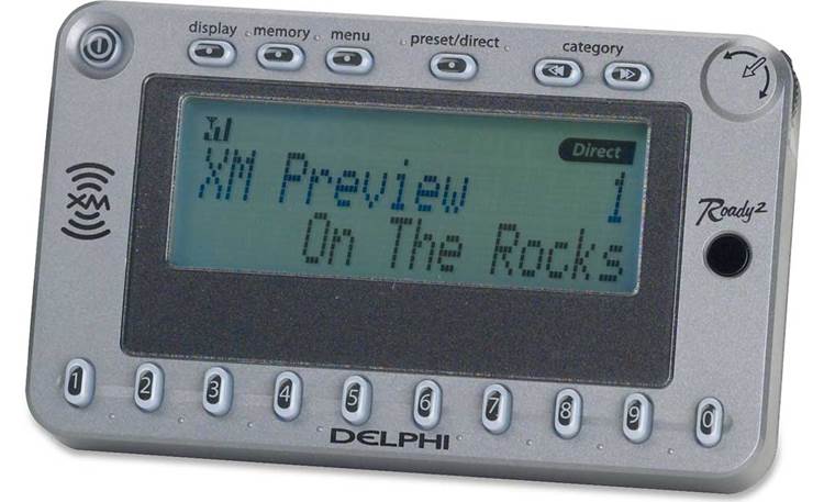Delphi XM Roady2 In-car XM satellite radio package at Crutchfield