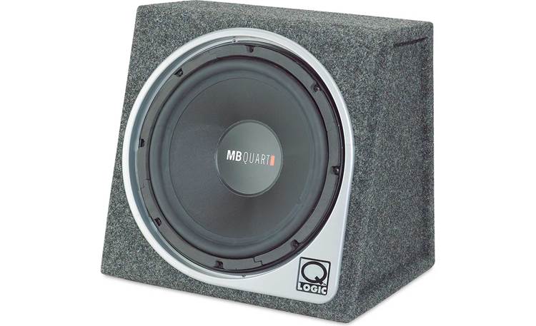 MB Quart DWE304SQ1 12" hatchback-style sealed enclosure at Crutchfield