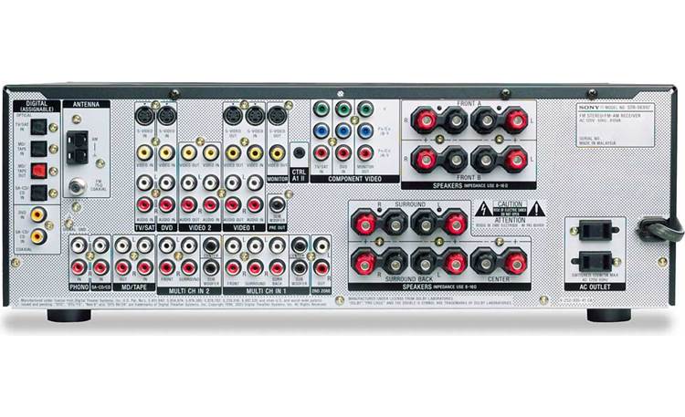 Sony STR-DE897 (Black) Home theater receiver with Dolby Digital EX, DTS ...