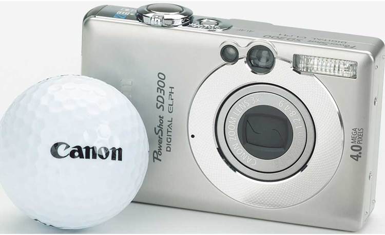 Canon PowerShot SD300 4-megapixel digital camera at Crutchfield