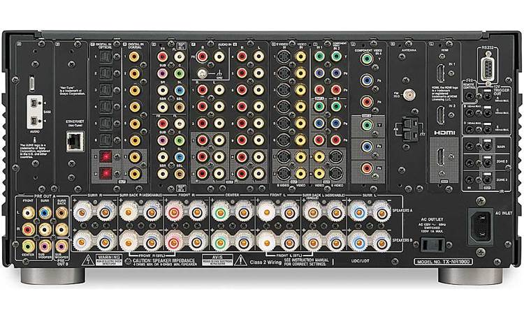 Onkyo TX-NR1000 Home theater receiver with THX Ultra2, HDMI switching, and home computer ...