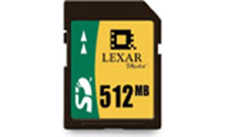 Lexar Secure Digital® (512MB) Digital media storage at Crutchfield