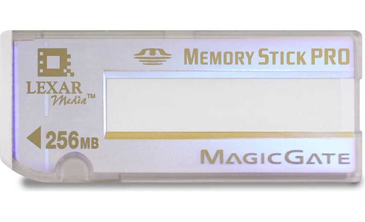 Lexar Memory Stick Pro 256MB digital storage media at Crutchfield