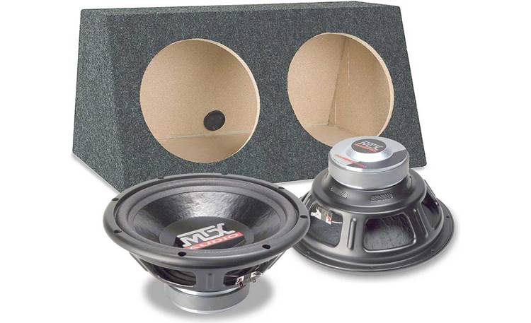 MTX Bass Package Two Thunder4000A 10" subwoofersMagnum T410x2U dual 10 ...