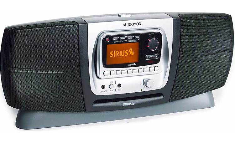 Audiovox SIRBB1 Portable boombox for the Audiovox plug-and-play SIRIUS ...