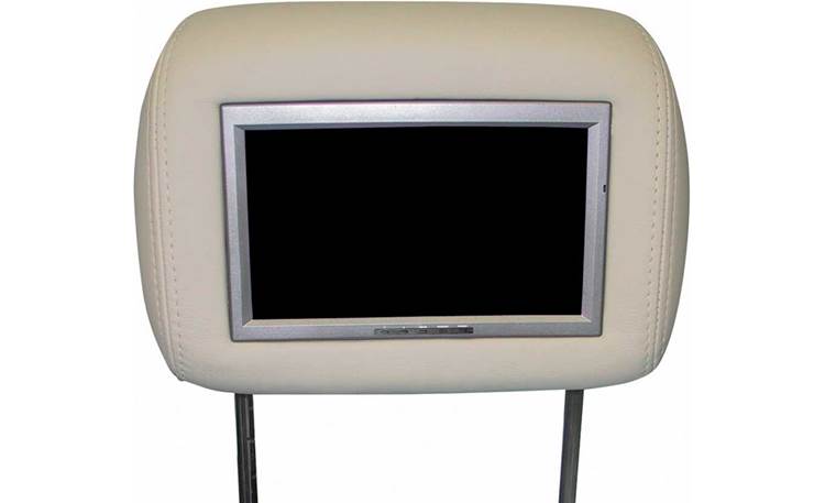 Vizualogic Video Headrests Package (Black) Two leather headrests with built-in 7" color screens ...