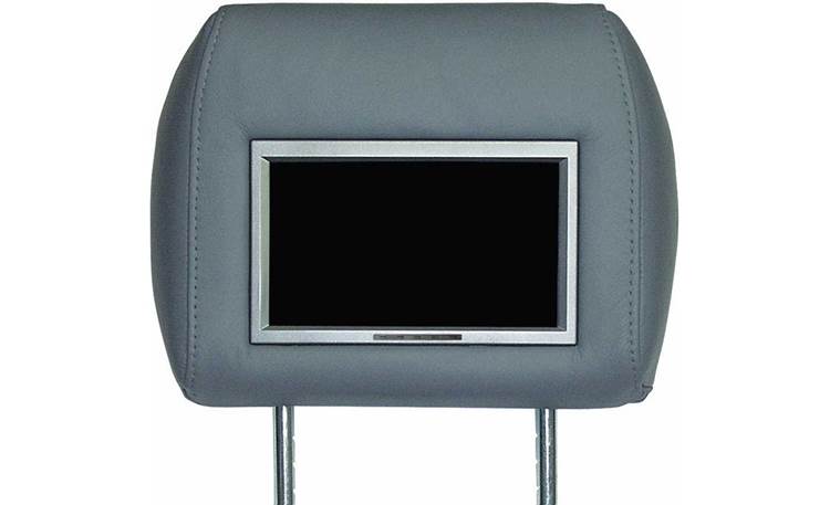 Vizualogic Video Headrests Package (Ivory) Two Ivory leather headrests with built-in 7" color ...