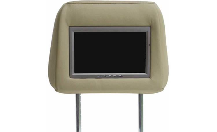 Vizualogic Video Headrests Package (Black) Two leather headrests with built-in 7" color screens ...