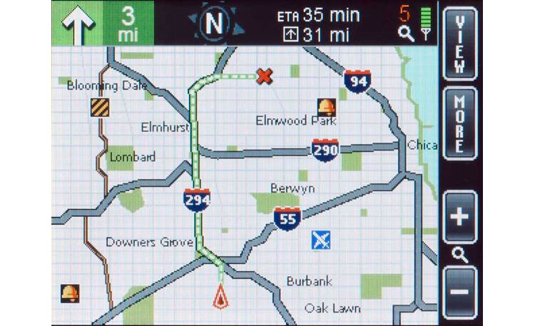 Cobra Nav One® 4500 Package Portable navigator with real-time traffic ...