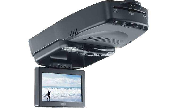 Audiovox MMDV70 (Black) 7" overhead monitor with built-in DVD player at ...