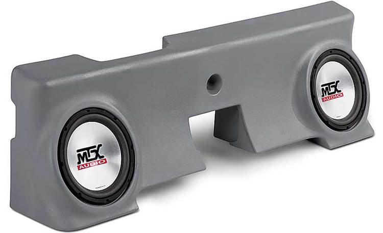 MTX ThunderForms (Gray) Custom-fit subwoofer for 2000-06 Ford F-250 ...
