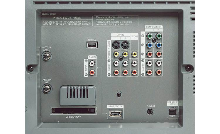 Samsung HL-R4266W 42" high-definition rear-projection DLP TV at Crutchfield