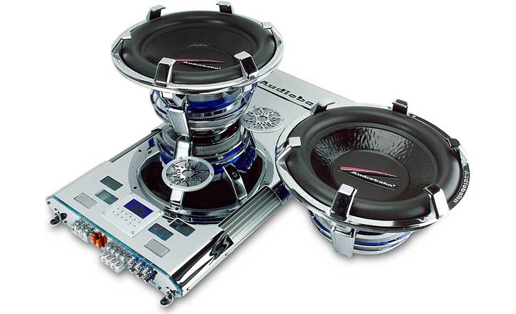 Audiobahn Bass Package Audiobahn A4801T 4-channel amp and two AW1200N ...