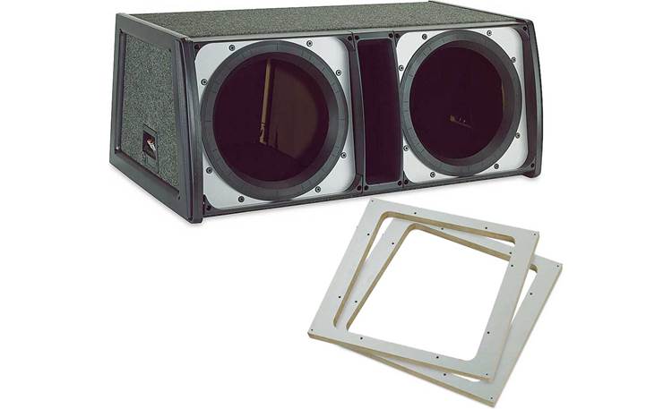 Q-Logic Type 3 Enclosure for Dual Square 10" Subs QLH-1.7512DS ...