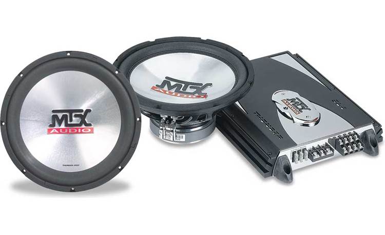 MTX Bass Package Thunder564 4-channel amp and two Thunder4500 10 ...