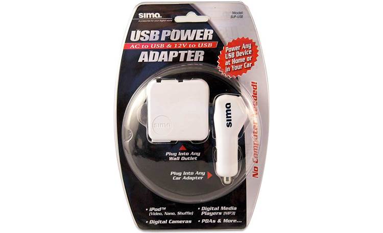 Sima SUP-USB Home and car USB power adapters at Crutchfield