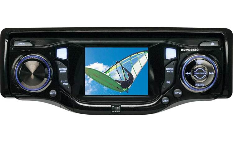 Dual XDVD8130 In-dash DVD receiver with 2.5" video screen at Crutchfield