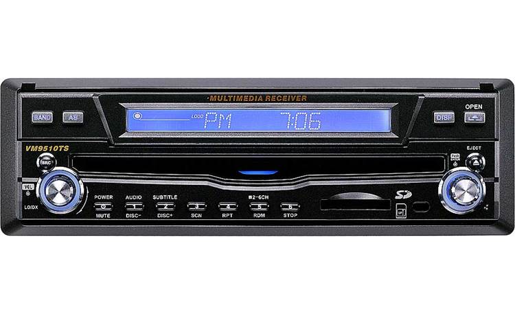 Jensen VM9510TS In-dash DVD player with 7" retractable video screen at ...