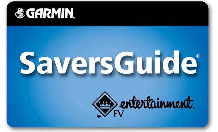 Garmin SaversGuide® Money-saving kit for compatible Garmin navigation ...