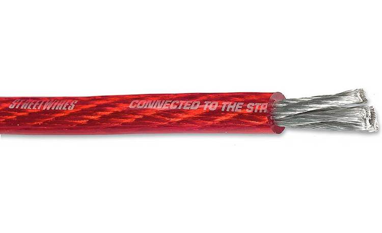 StreetWires Ultra Flow 4-gauge Power Cable (Red) Multi-stranded copper ...