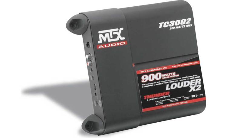 MTX Thunder TC3002 2-channel car amplifier 75 watts RMS x 2 at Crutchfield