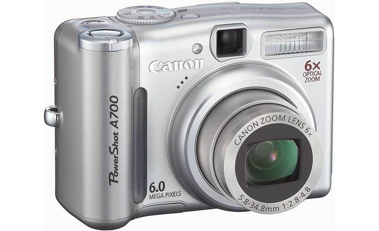 Canon PowerShot A700 6-megapixel digital camera at Crutchfield
