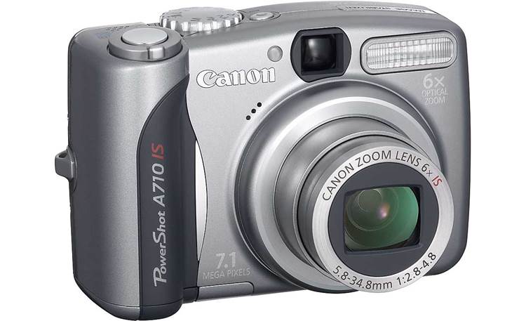Canon PowerShot A710 IS 7.1-megapixel digital camera at Crutchfield