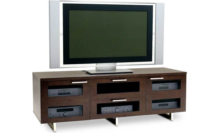 BDI Avion Series 8527 (Espresso) 65"-wide lowboy audio/video cabinet at ...