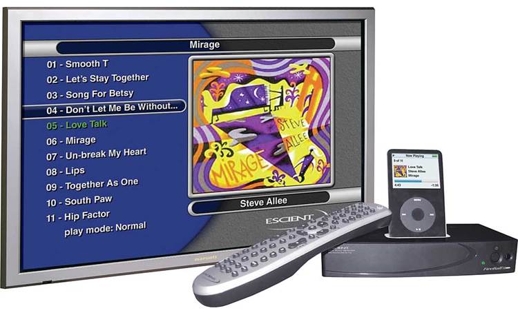 Escient FireBall FP-1 Music manager with iPod® dock at Crutchfield