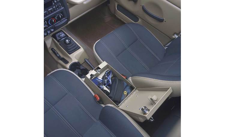 Tuffy 055 TJ Security Rear-Half Console for Speaker (Black) Fits 1997-up Jeep Wrangler TJ ...