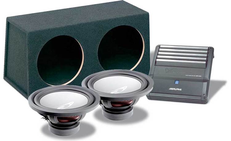 Alpine Bass Package MRP-F450 4-channel amplifier Two SWE-1242 12 ...