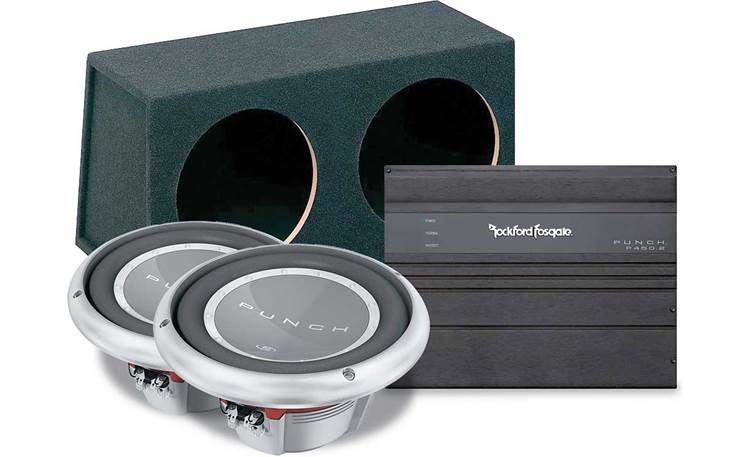 Rockford Fosgate Bass Package Punch P450.2 2-channel amplifier Two ...