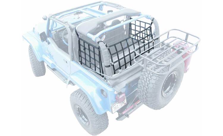 Raingler UMSYS Rear Netting System For Jeep Wrangler Unlimited at ...