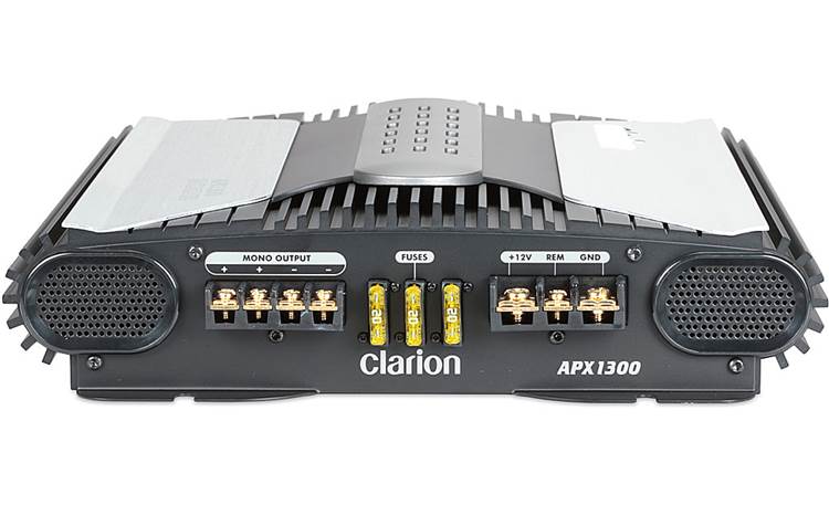 Clarion APX1300 Mono amplifier 400 watts RMS x 1 at 2 ohms at Crutchfield