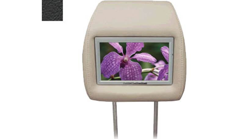 Vizualogic Video Headrests Package (Black) Two leather headrests with built-in 7" color screens ...