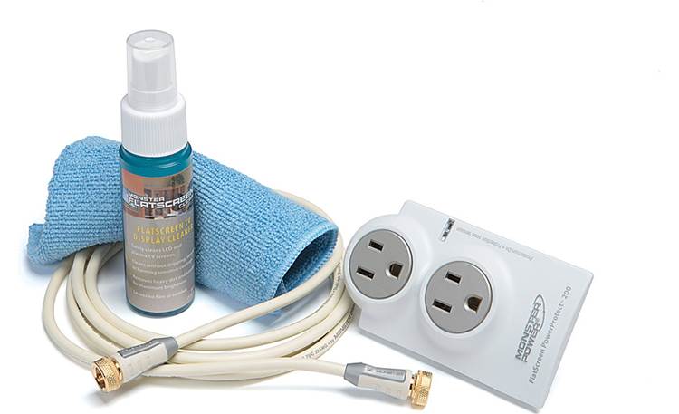 Monster® FlatScreen TV Coaxial Performance Pack at Crutchfield