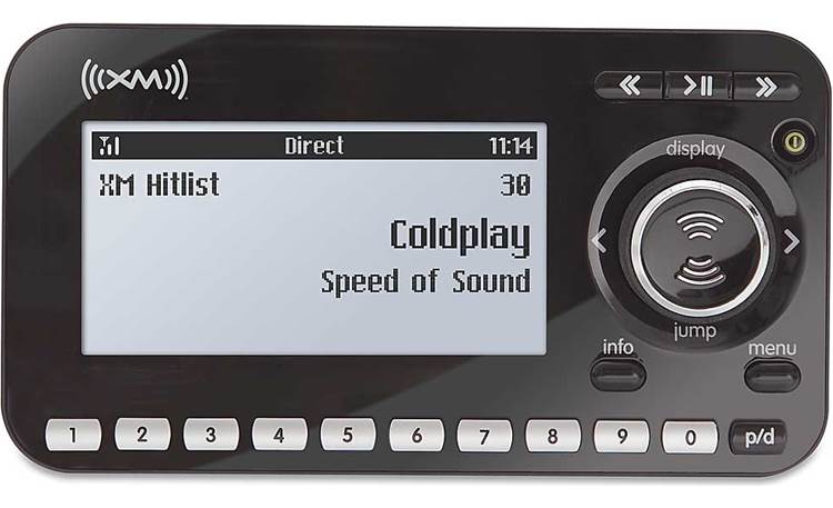 Audiovox XpressR Dock & Play XM satellite radio with split screen and ...