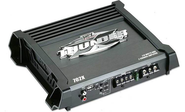MTX X Thunder 702X 2-channel car amplifier 70 watts RMS x 2 at Crutchfield