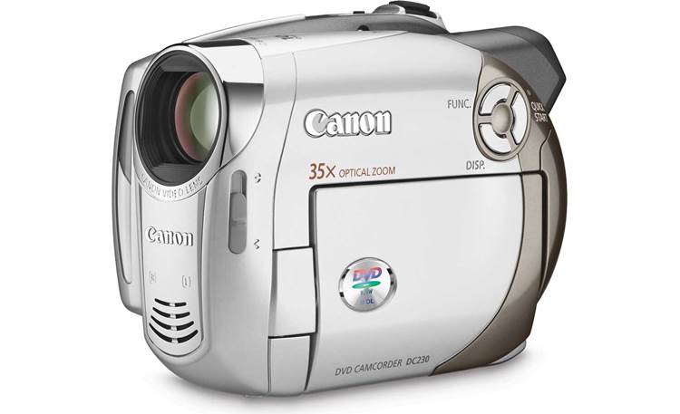 Canon DC230 DVD camcorder at Crutchfield