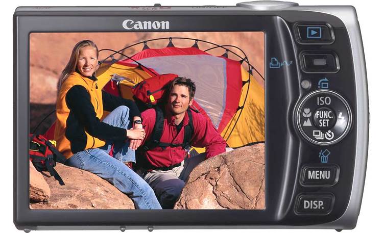 Canon PowerShot SD870 IS (Black/Silver) 8-megapixel digital camera with optical image ...