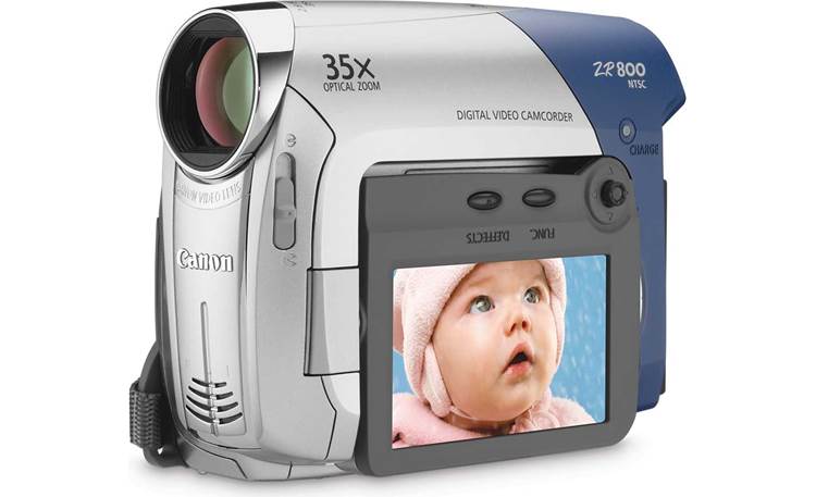 Canon ZR800 Mini DV digital camcorder at Crutchfield