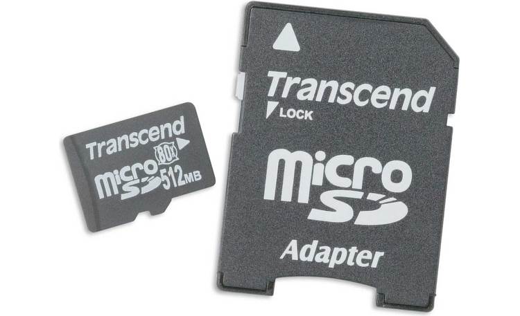 Transcend microSD™ Memory Card (512MB) at Crutchfield