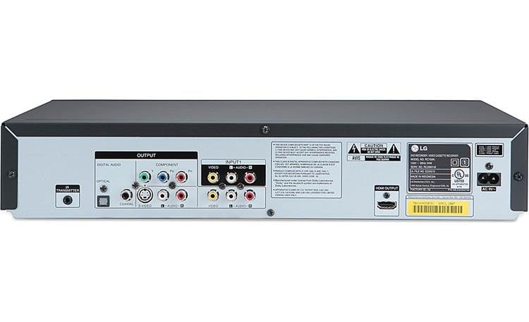 LG RC700N DVD recorder/HiFi VCR with digital video output and ...