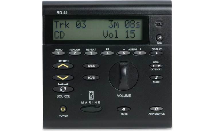 Poly-Planar RD-44 (Black) Remote control head with display at Crutchfield