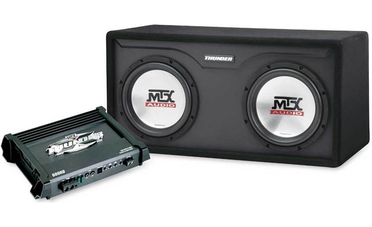 MTX Bass Package X Thunder 600XD mono subwoofer amplifier Thunder T5500 ...