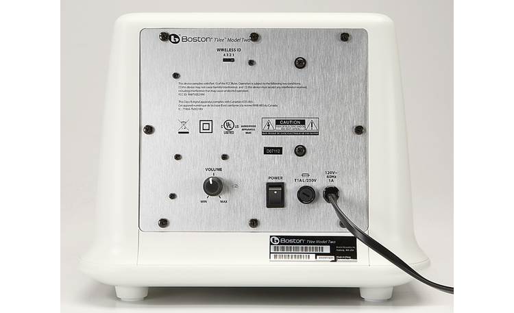 Boston Acoustics TVee Model 2 (Silver) Powered stereo sound bar with ...