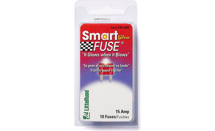 Littelfuse Smart Glow Mini® Blade-style Fuses (15-amp) 10-pack — 2 sizes available at Crutchfield