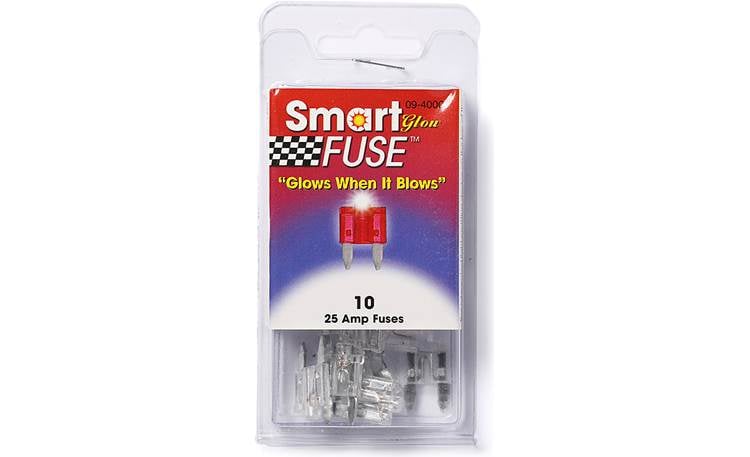 Littelfuse Smart Glow Mini® Blade-style Fuses (25-amp) 10-pack — 3 sizes available at Crutchfield
