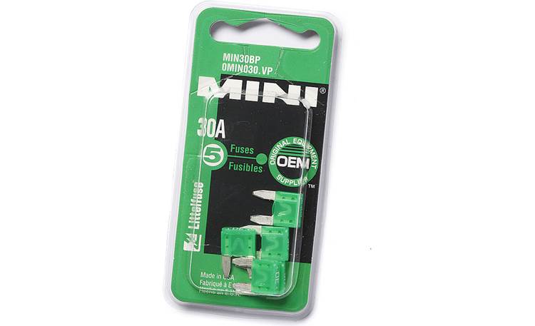 Littelfuse Mini® Blade-style Fuses (30-amp) 5-pack — 10 sizes available ...
